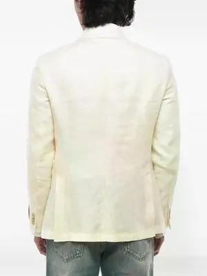 Corneliani Single-breasted Linen-blend Blazer