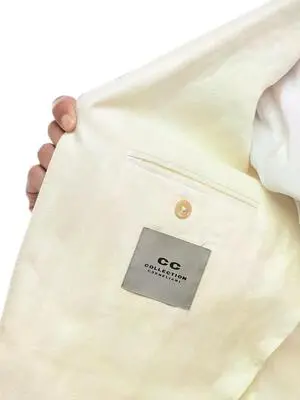 Corneliani Single-breasted Linen-blend Blazer