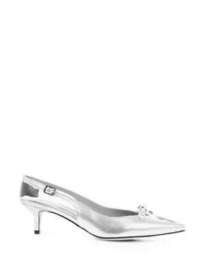 Roberto Festa Bow-detail Slingback Pumps - Grey