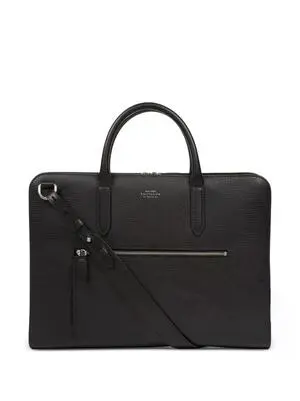Smythson Ultra Slim Ludlow Leather Briefcase