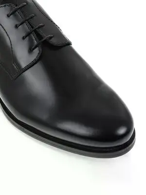 Santoni Leather Derby Shoes