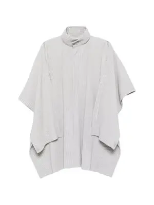 Issey Miyake Motion Blur Pleated Jacket - Grey