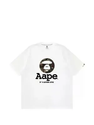 AAPE BY *A BATHING APE Aapeunvs Moonface T-shirt - White