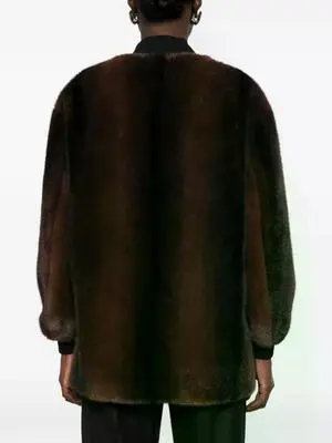 ERMANNO FIRENZE Faux Fur Zip-up Jacket