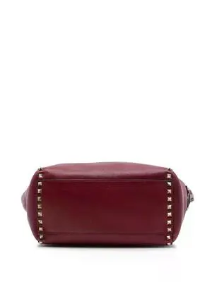 Valentino Garavani Medium Rockstud Double Handle Tote Satchel