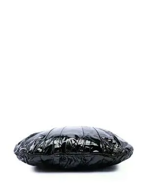 Gucci Patent Leather Hysteria Satchel - Black