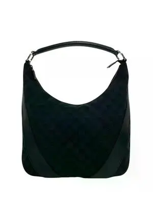 Gucci 2000-2015 Gg Canvas Hobo Bag - Black