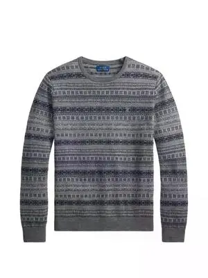 Polo Ralph Lauren Fair Isle Wool Sweater - Grey