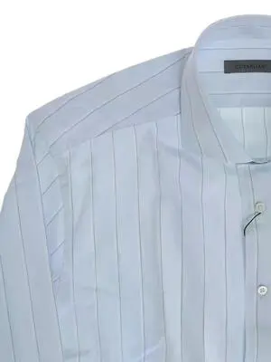 Corneliani Striped French-collar Shirt