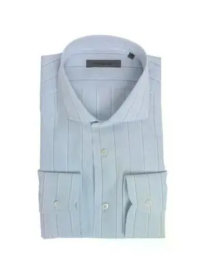 Corneliani Striped French-collar Shirt