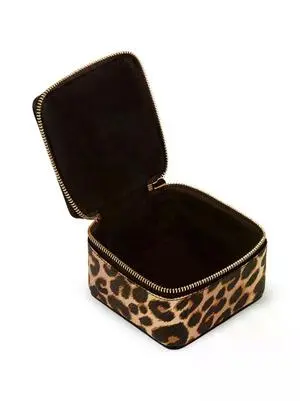 Smythson Panama Leopard-print Trinket Case