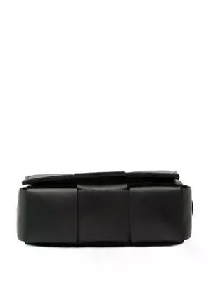Bottega Veneta Extra Mini Nappa Maxi Intrecciato Cassette Crossbody Bag - Black