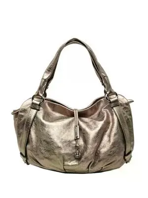 Celine 2007 Metallic Calfskin Bittersweet Hobo Bag - Gold