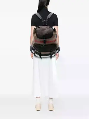 Burberry 2000-2017 Mega Check Canvas Korbin Backpack