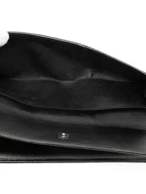 Gucci 2000-2015 Canvas And Leather Web Continental Wallet Long Wallets