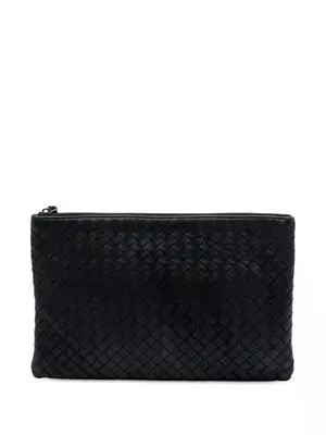 Bottega Veneta 2012-2026 Nappa Intrecciato Clutch Bag - Black