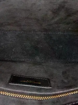 Saint Laurent Le 5 A 7 Patent Leather Shoulder Bag