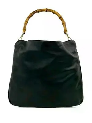 Gucci Calfskin Bamboo Satchel