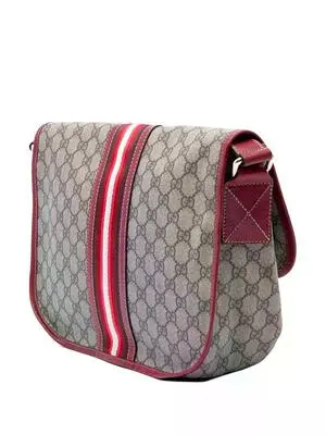 Gucci Gg Supreme Web Crossbody Bag