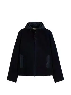Aspesi Hooded Wool Jacket - Blue