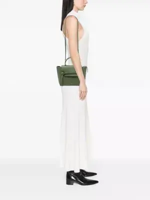 Celine Micro Grained Calfskin Belt Bag Satchel - Green