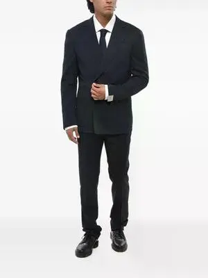 Corneliani Textured Double-breasted Blazer