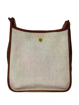 Hermès 1990-2010 Toile H And Barenia Vespa Pm Crossbody Bag - Neutrals