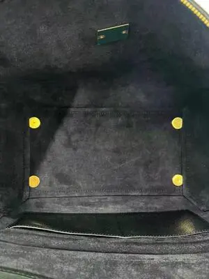 Celine Grained Calfskin Belt Bag Satchel - Black