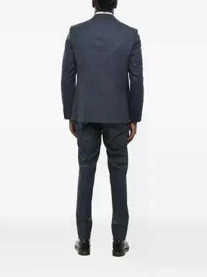 Corneliani Single-breasted Notch-lapel Suit - Blue