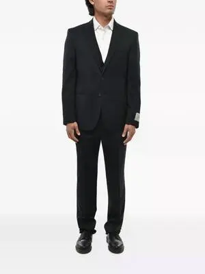Corneliani Peak-lapel Three-piece Suit - Black