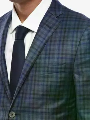 Corneliani Gate Checked Single-breasted Blazer