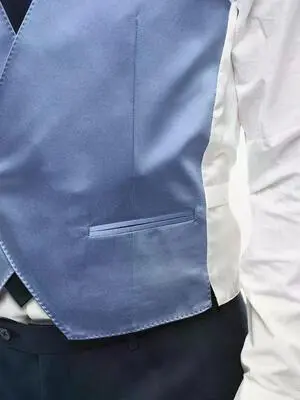 Corneliani Double-breasted Silk Waistcoat