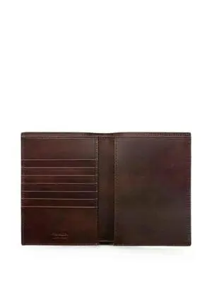 Prada Antiqued-leather Wallet