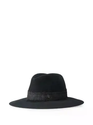 MAISON MICHEL Zango Fedora Hat - Grey
