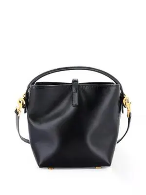 Saint Laurent Le 37 Leather Mini Bucket Bag