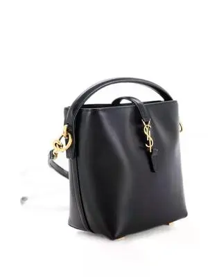 Saint Laurent Le 37 Leather Mini Bucket Bag