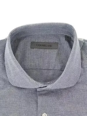 Corneliani Textured-finish Shirt - Blue