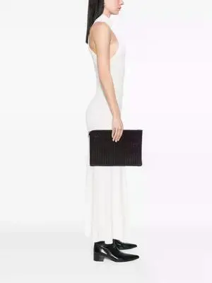 Bottega Veneta 2010 Nappa Intrecciato Clutch Bag - Brown