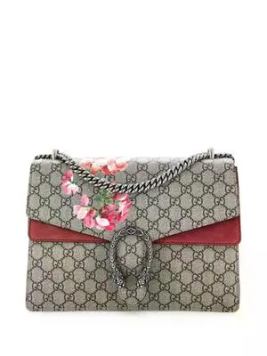 Gucci Dionysus Blooms Print Gg Coated Canvas Medium Shoulder Bag