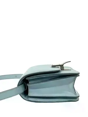 Celine Small Calfskin Classic Box Crossbody Bag - Blue