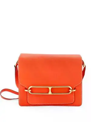 Hermès Roulis Bag Evercolor 23 Crossbody Bag - Orange