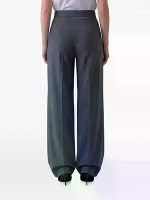 Max Mara Pleated Wool Palazzo Pants