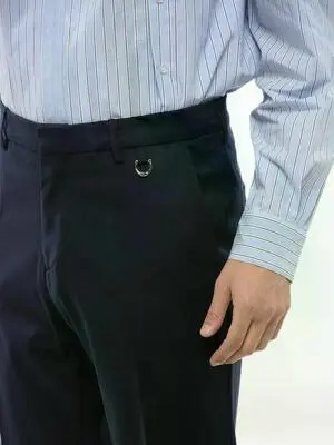 John Richmond Logo Charm Straight-leg Trousers