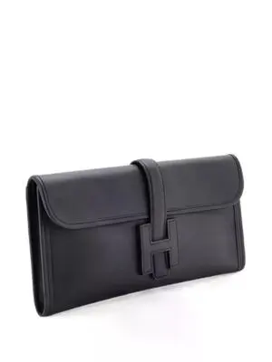 Hermès Jige Elan Swift 29 Clutch Bag - Black