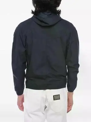 Corneliani Zip-up Hooded Jacket - Blue