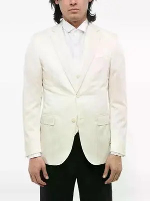 Corneliani Herringbone Single-breasted Blazer - Neutrals