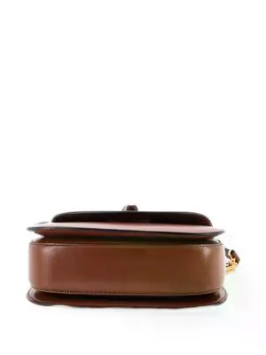 Gucci Bamboo Top Handle Bag Leather Small Satchel - Brown