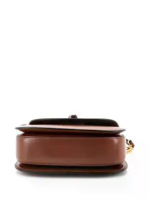 Gucci Bamboo Top Handle Bag Leather Small Satchel - Brown