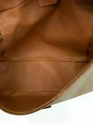 Celine 1996 Macadam Coated Canvas Vanity Bag
