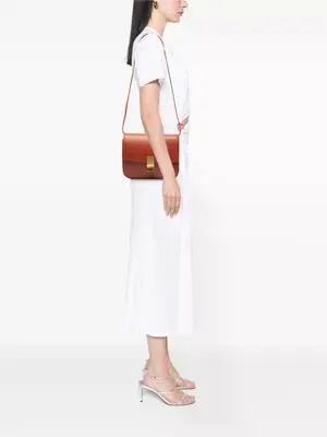Celine 2000-2026 Medium Calfskin Classic Box Crossbody Bag - Orange